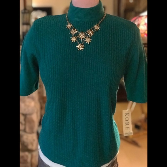 Koret | Tops | Koret Emerald Green Soft Knit Turtleneck Nwt | Poshmark